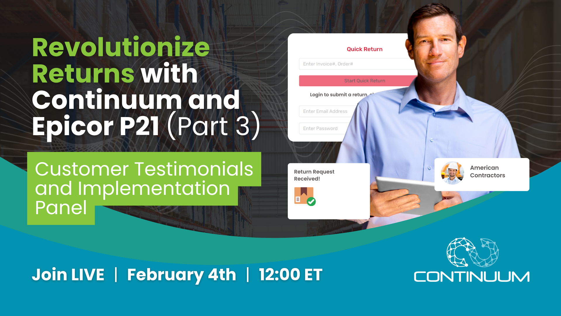 Epicor P21 Demo and Webinar (Part 3)